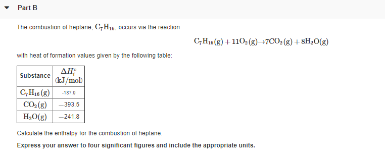 Solved The standard heat of formation, AH, is defined as the | Chegg.com