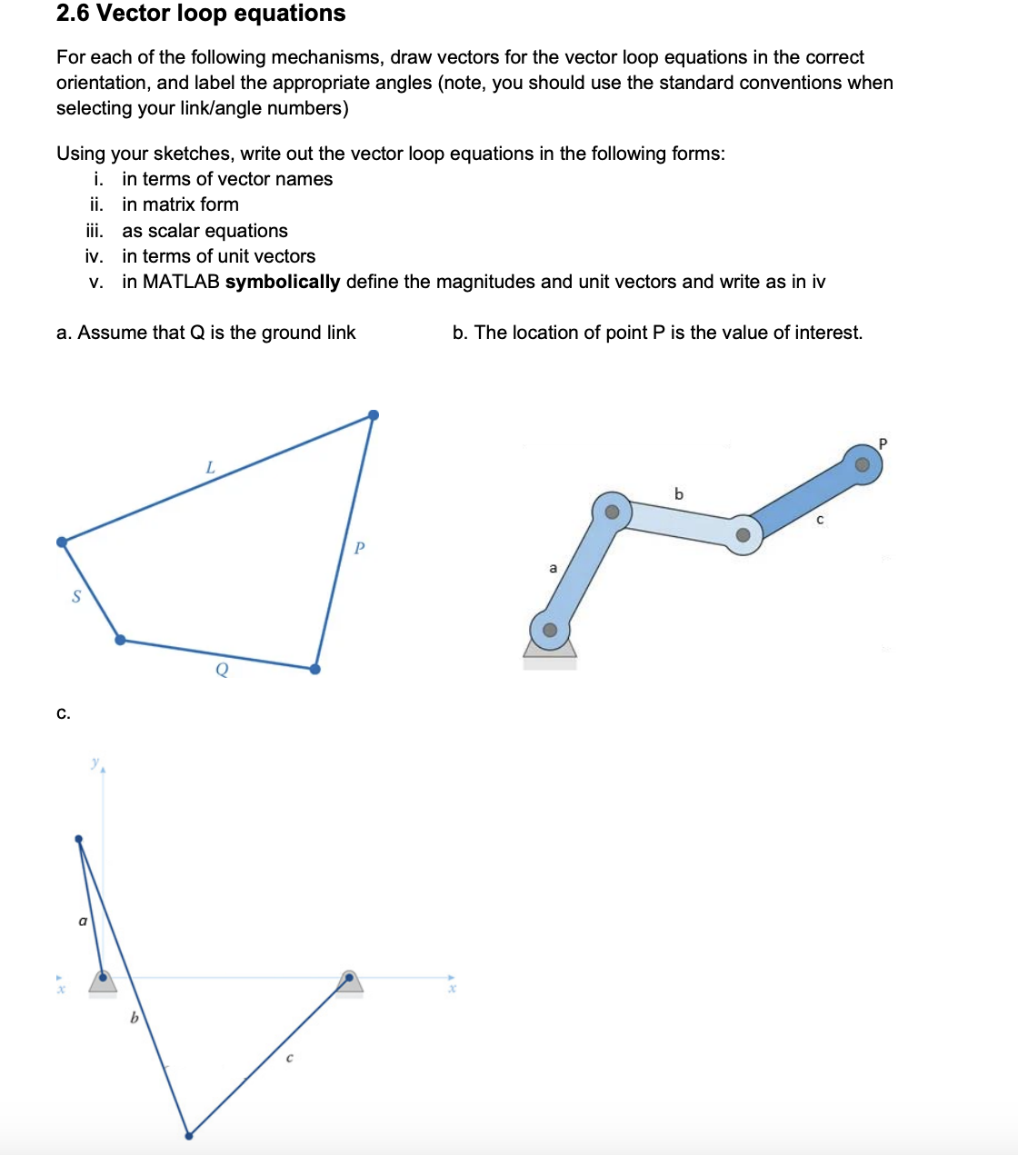 Solved 2 6 ﻿vector Loop Equationsfor Each Of The Following