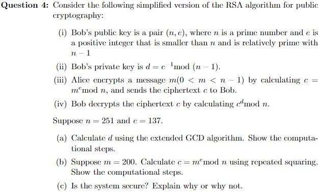 Solved : Consider the following simplified version of the | Chegg.com
