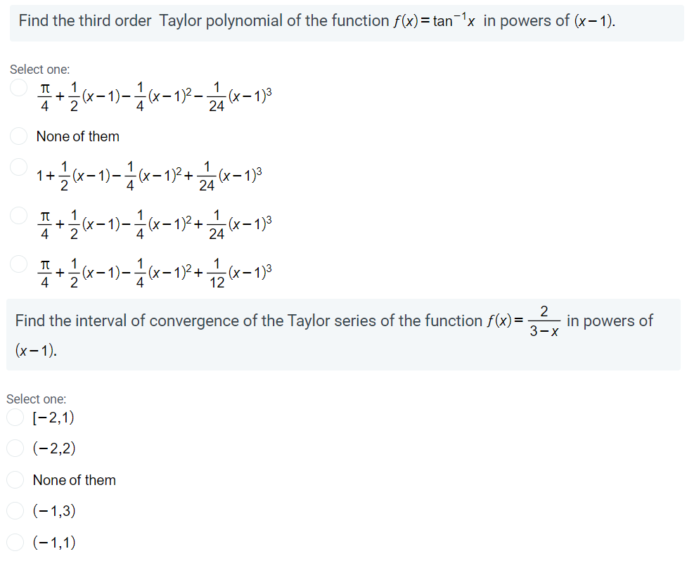 Solved Find the third order Taylor polynomial of the | Chegg.com