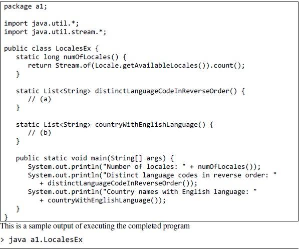 Solved The following program, with some methods to be | Chegg.com