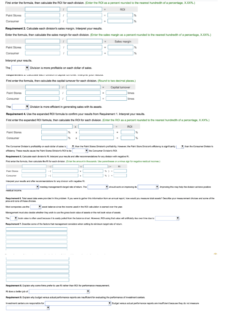 Solved The Division is more profitable on each dollar of | Chegg.com