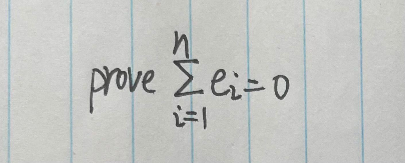Solved prove ∑i=1nei=0Suppose {ϵi} is a sequence of n | Chegg.com