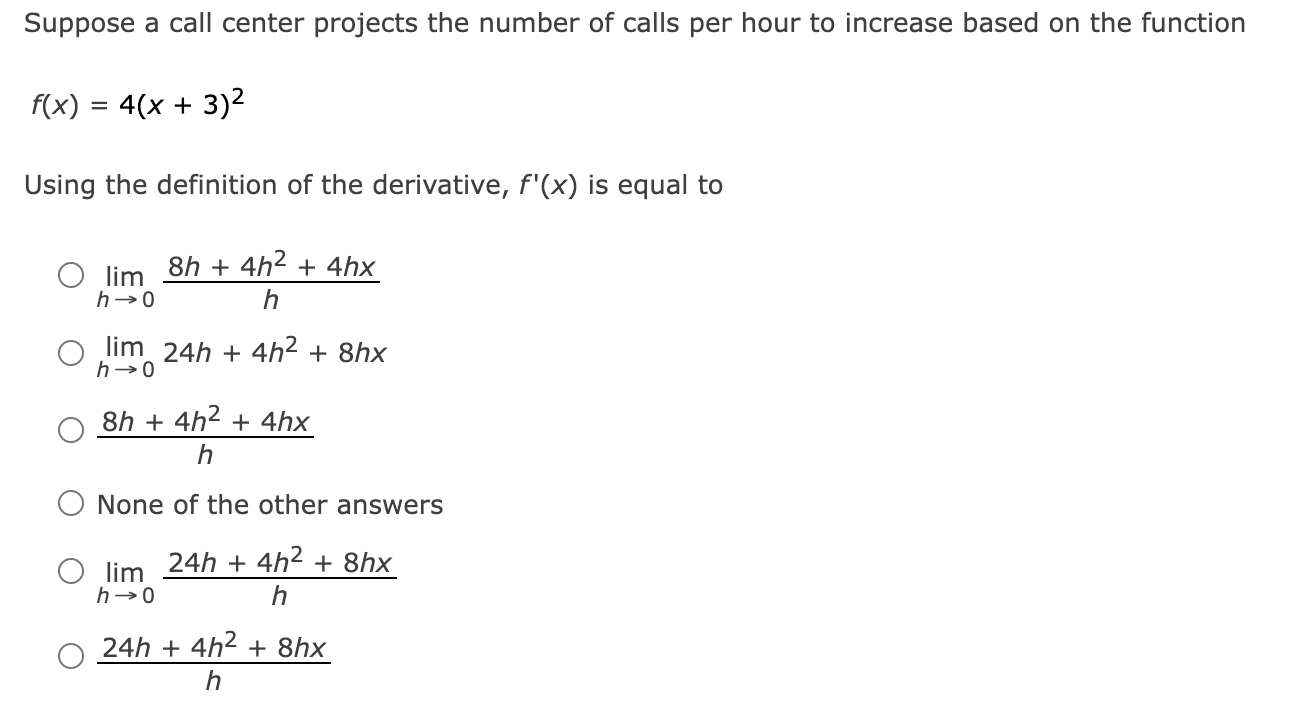 Solved Suppose a call center projects the number of calls | Chegg.com