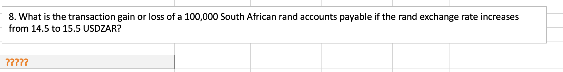 Solved What is the transaction gain or loss of a 100,000 | Chegg.com