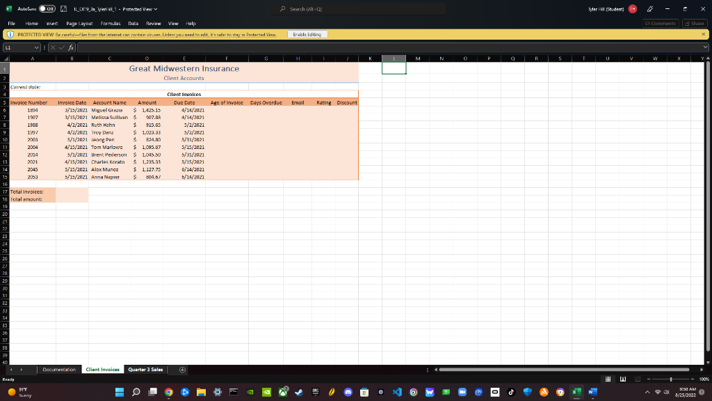 Solved Brett sends an email reminder to clients with overdue | Chegg.com