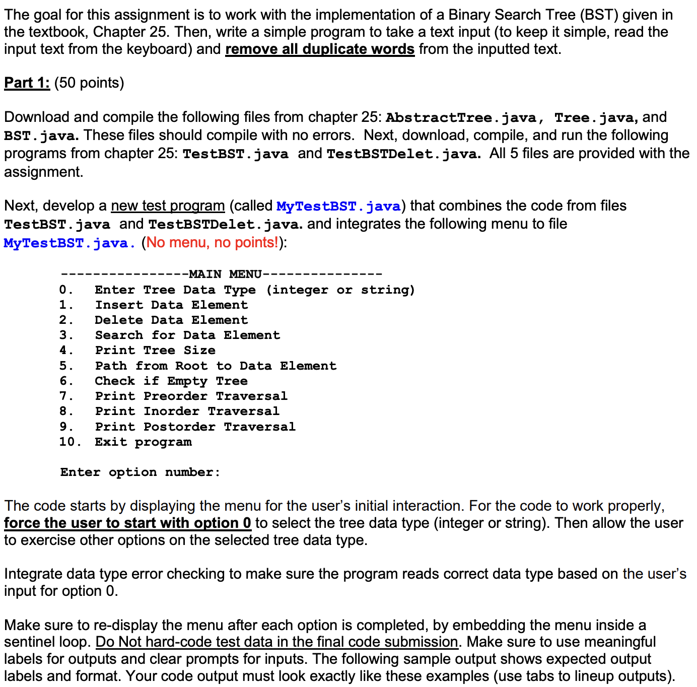 Solved Hi! I need help with this in Java please, the code I | Chegg.com
