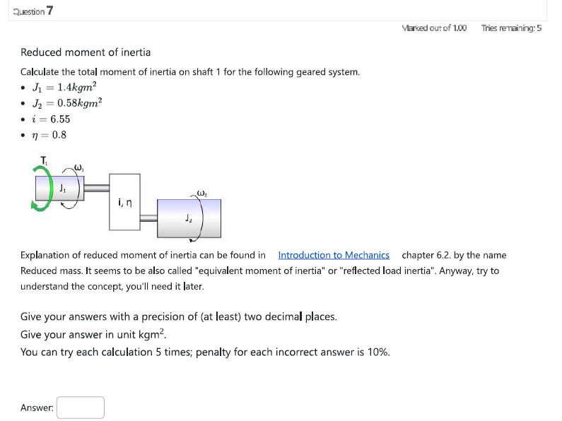 Solved Kinetic energy Calculate the kinetic energy of a mass | Chegg.com