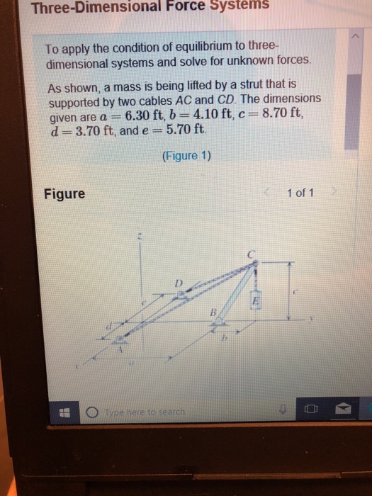 Solved Three-Dimensional Force Systems To apply the | Chegg.com