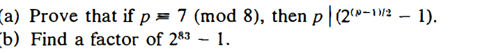 Solved Show that 3 is a quadratic nonresidue of all primes | Chegg.com