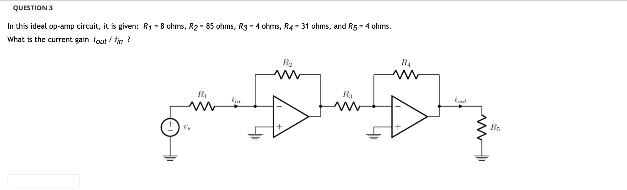 Solved In this ideal op-amp circuit, it is given: | Chegg.com