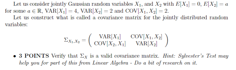 Solved Let us consider jointly Gaussian random variables X1, | Chegg.com