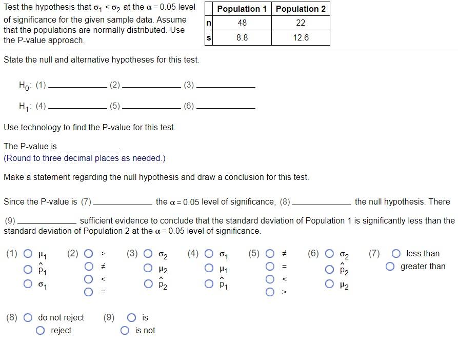 Solved Test the hypothesis that of