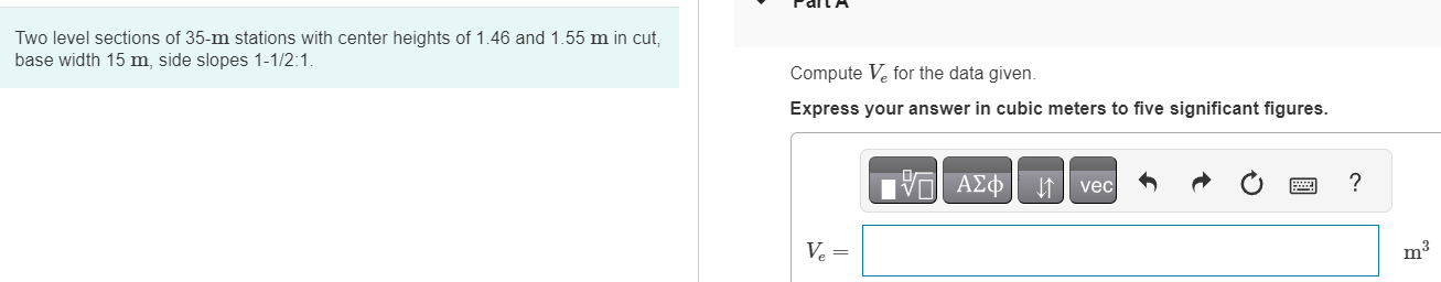 Solved Two level sections of 35-m ﻿stations with center | Chegg.com