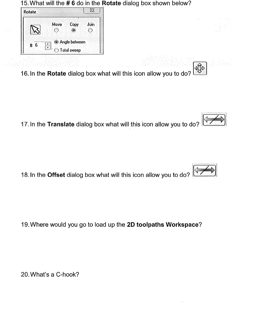 Solved 15. What will the # 6 do in the Rotate dialog box | Chegg.com