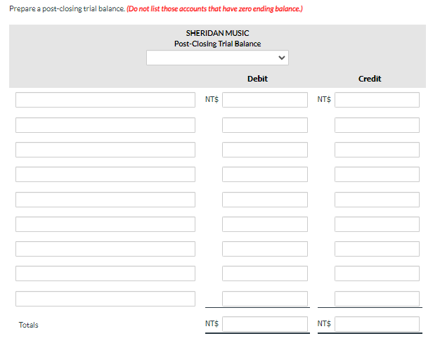 Solved Prepare a retained earnings statement. (List items | Chegg.com