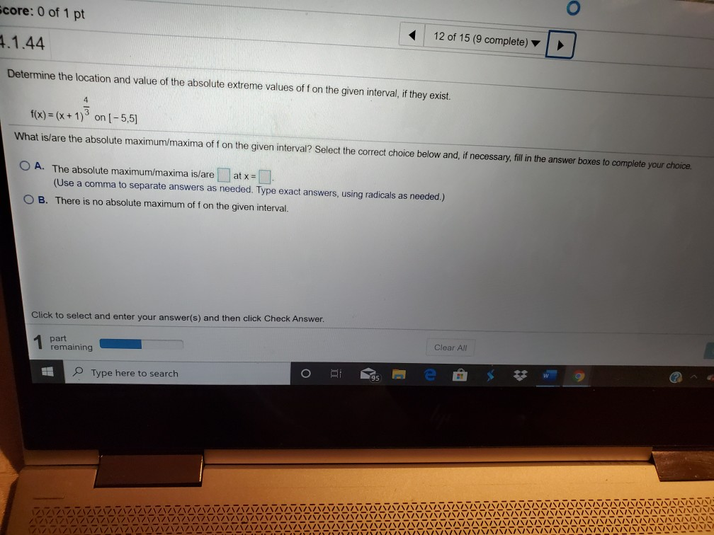 Solved Ework Homework 4 1 Score 0 Of 1 Pt 10 Of 15 9