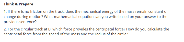Solved 1. A small block of mass m slides without friction | Chegg.com