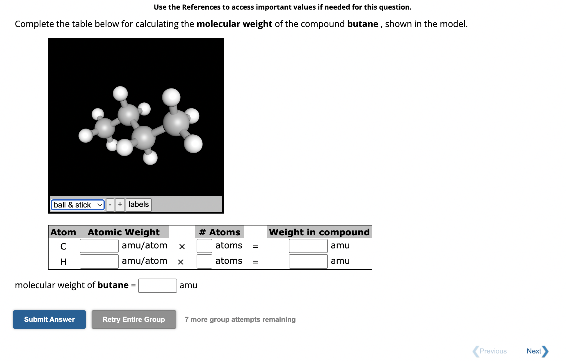 Solved Use the References to access important values if | Chegg.com