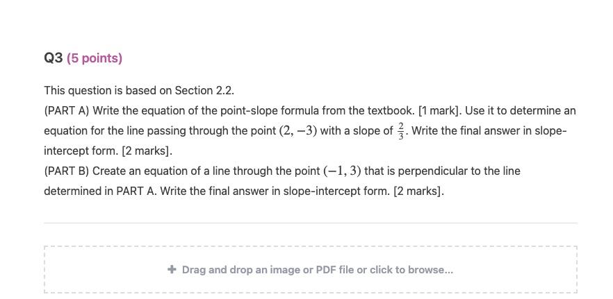 Solved Q3 (5 points) This question is based on Section 2.2. | Chegg.com