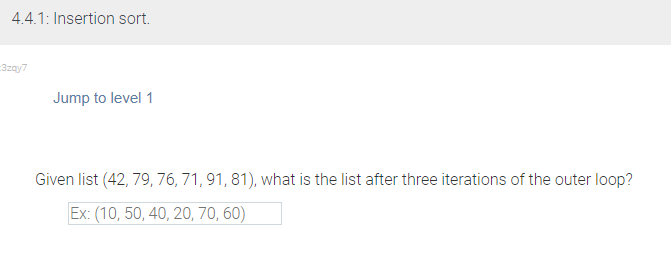 Solved 4.7.1: Quicksort