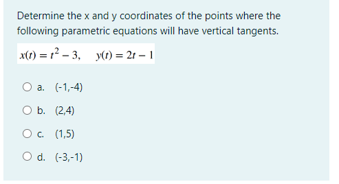 Solved Determine the x and y coordinates of the points where | Chegg.com