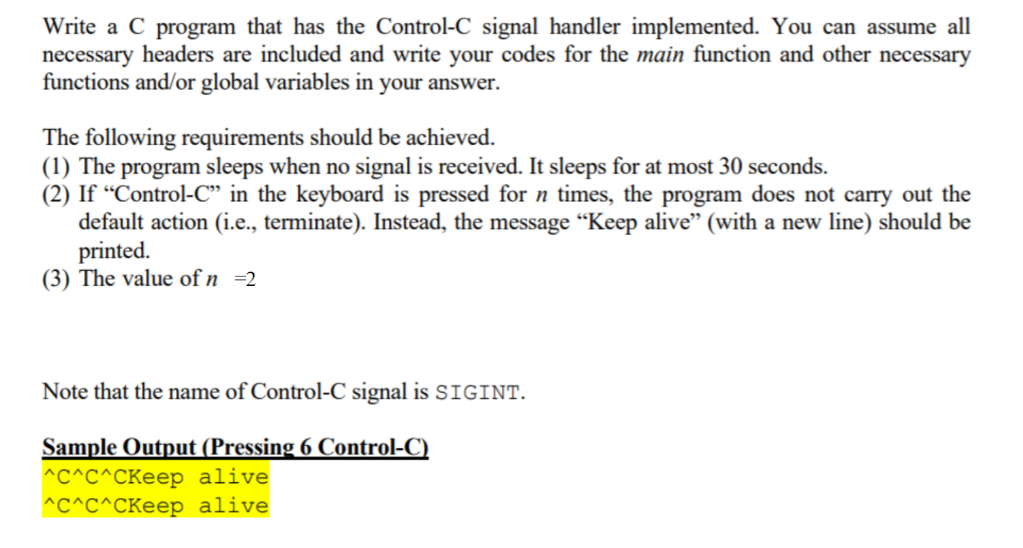 Solved linux, C program, OPERATING SYSTEMS can get the | Chegg.com