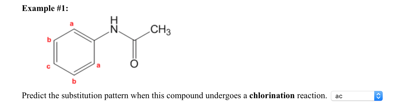 Solved Example #1: CH3 Predict the substitution pattern when | Chegg.com