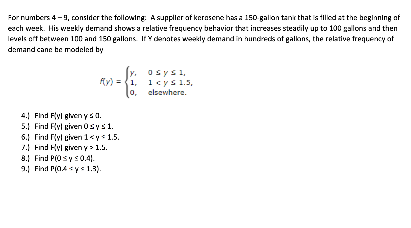 Solved For numbers 4-9, consider the following: A supplier | Chegg.com