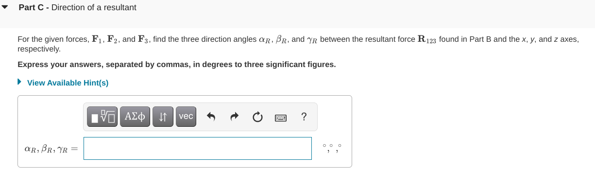 Solved Learning Goal: Find the resultant of adding F1 and | Chegg.com