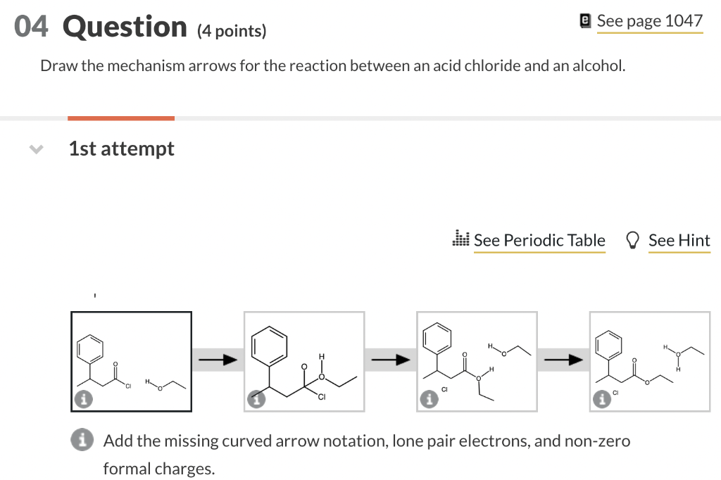 Solved Draw the mechanism arrows for the reaction between an | Chegg.com