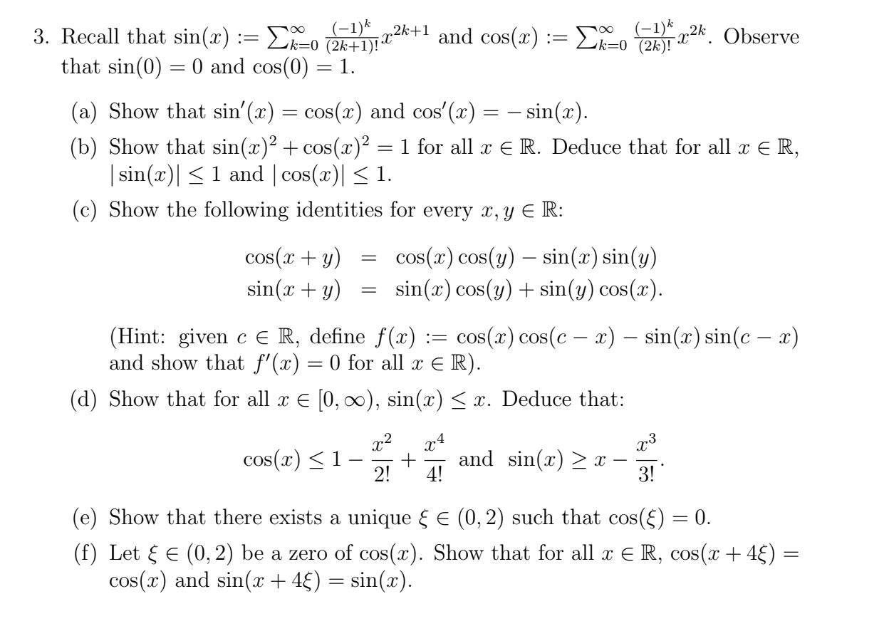 Solved CANNOT SEEM TO FIGURE OUT PART (F) (I have managed to | Chegg.com