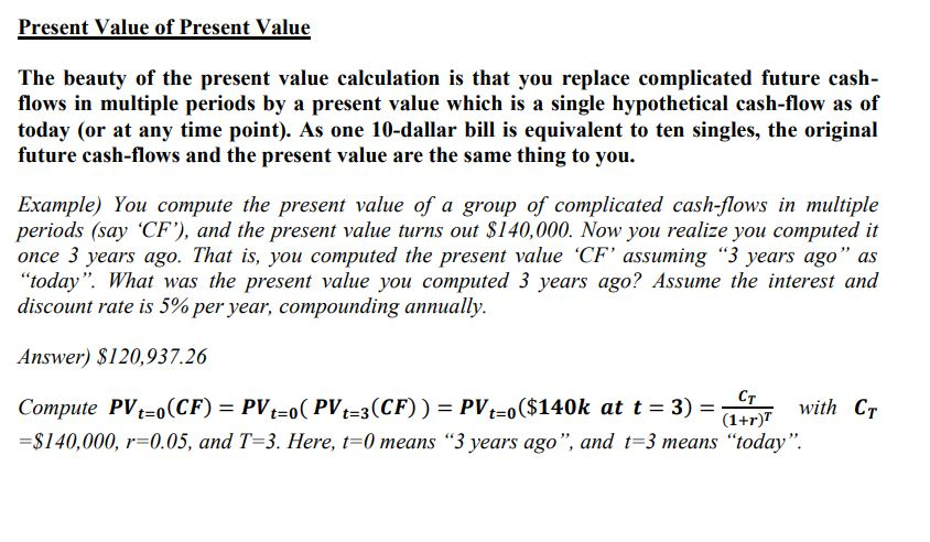 Solved (9) You compute the present value of a group of | Chegg.com