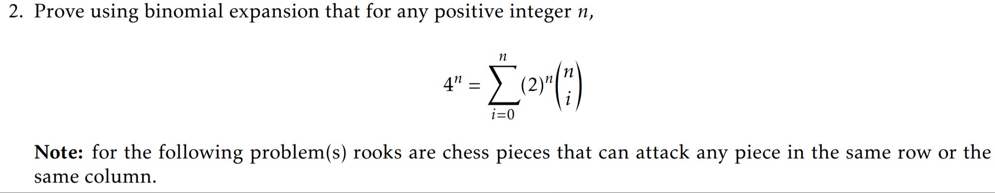 Solved Prove using binomial expansion that for any positive | Chegg.com