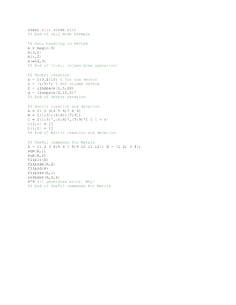 Solved please Teacher help me with this MATLAB CODE step by | Chegg.com