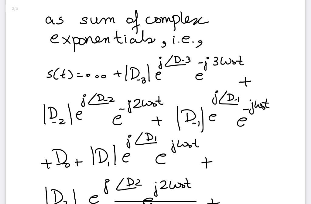 Solved Q1- Find and draw exponential Fourier series of the | Chegg.com