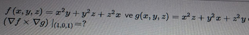Solved f(x,y,z)=x2y+y2z+z2x ve | Chegg.com