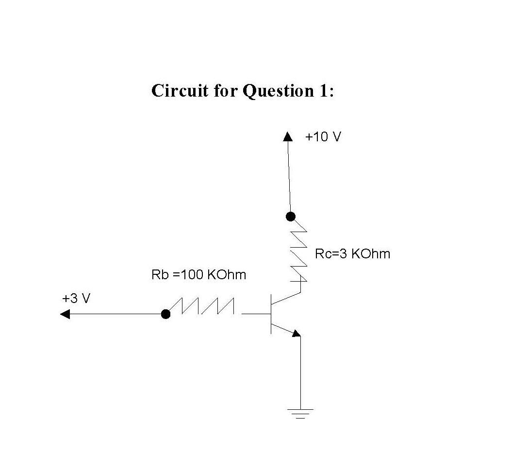 Solved If the BJT has a beta value of 100. Assuming the BJT | Chegg.com