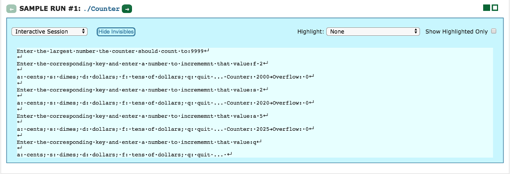 C Implement A Class Called Counter That 2321