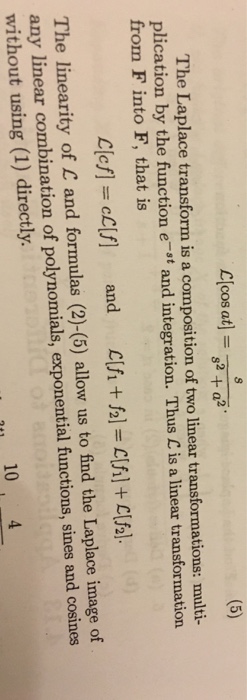 Solved 4.12 Exercises 1. Use formulas (2)-(5) to find the | Chegg.com