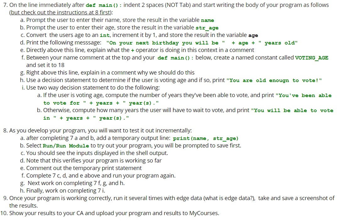 Solved PART I: Using the input (), type (), str(), int(), | Chegg.com