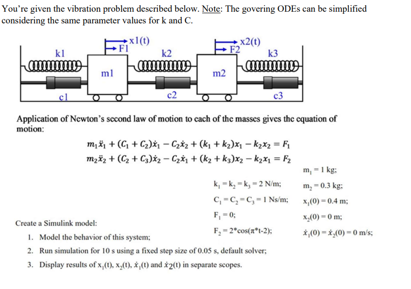 Solved Please use MATLAB Simulink with steps explaining | Chegg.com