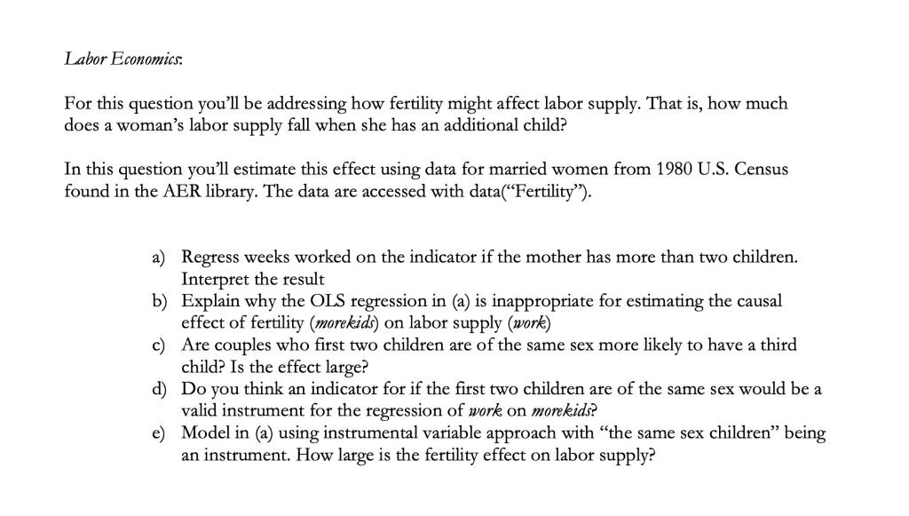 Using R Script Run The Following And Answer 