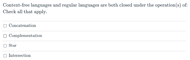Solved Context-free languages and regular languages are both | Chegg.com