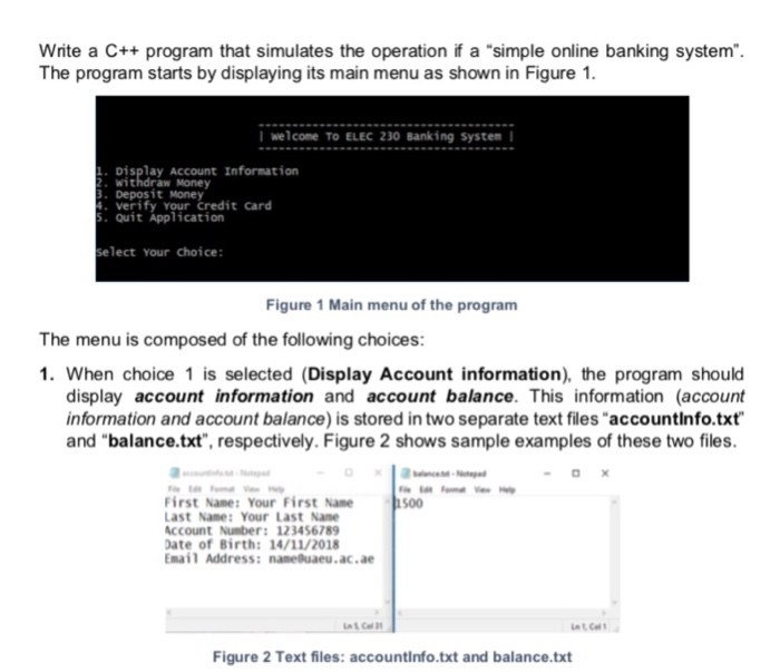 Solved Write A C Program That Simulates The Operation If A