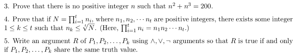 Solved 3. Prove that there is no positive integer n such | Chegg.com