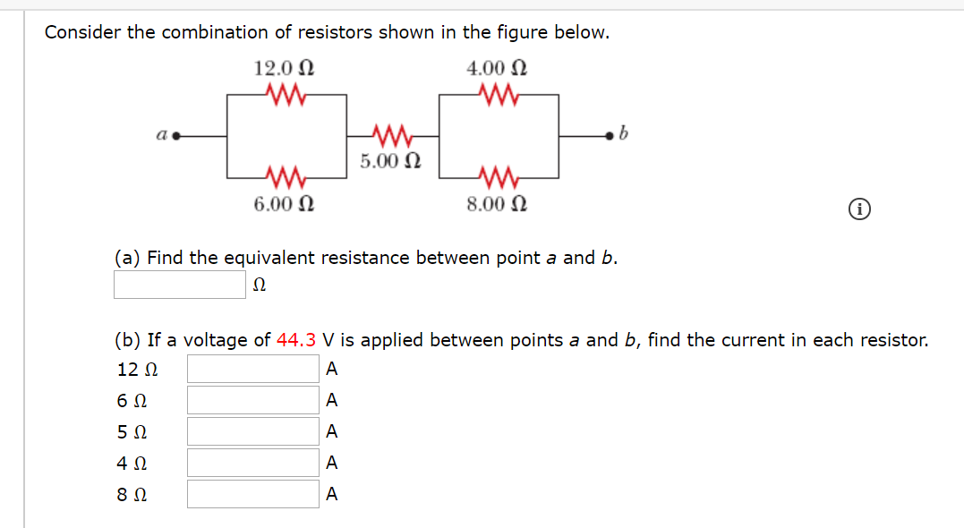 Solved Consider the combination of resistors shown in the | Chegg.com