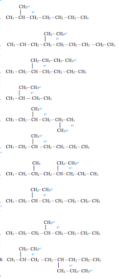 Solved CH, CH3-CH - CH2 - CH2 - CH2 - CH2 - CH, CH2-CHE CH, | Chegg.com