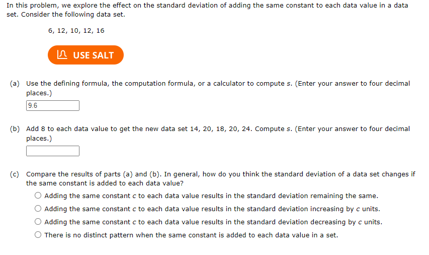 Solved In this problem, we explore the effect on the | Chegg.com