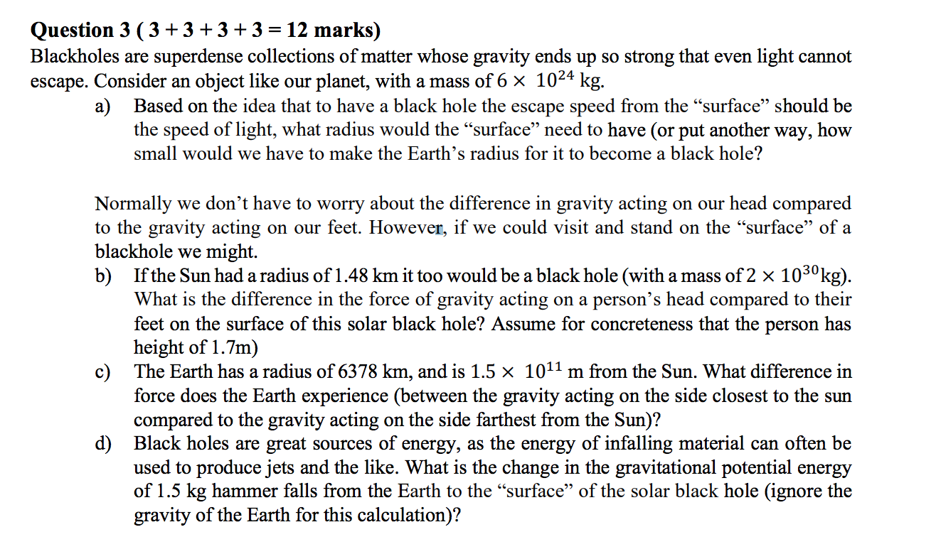 Solved Question 1(4+2+3+1=10 marks ) Two masses, m and M are | Chegg.com